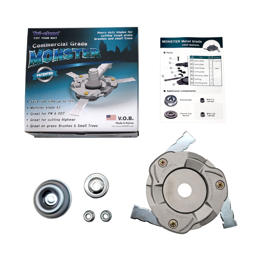 Tri-clone™ MONSTER HEAVY DUTY All Metal Trimmer Head – Amkor Trading Inc